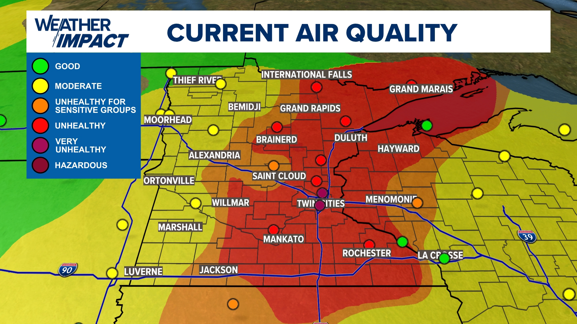 Minnesota under statewide Air Quality Alert | kare11.com