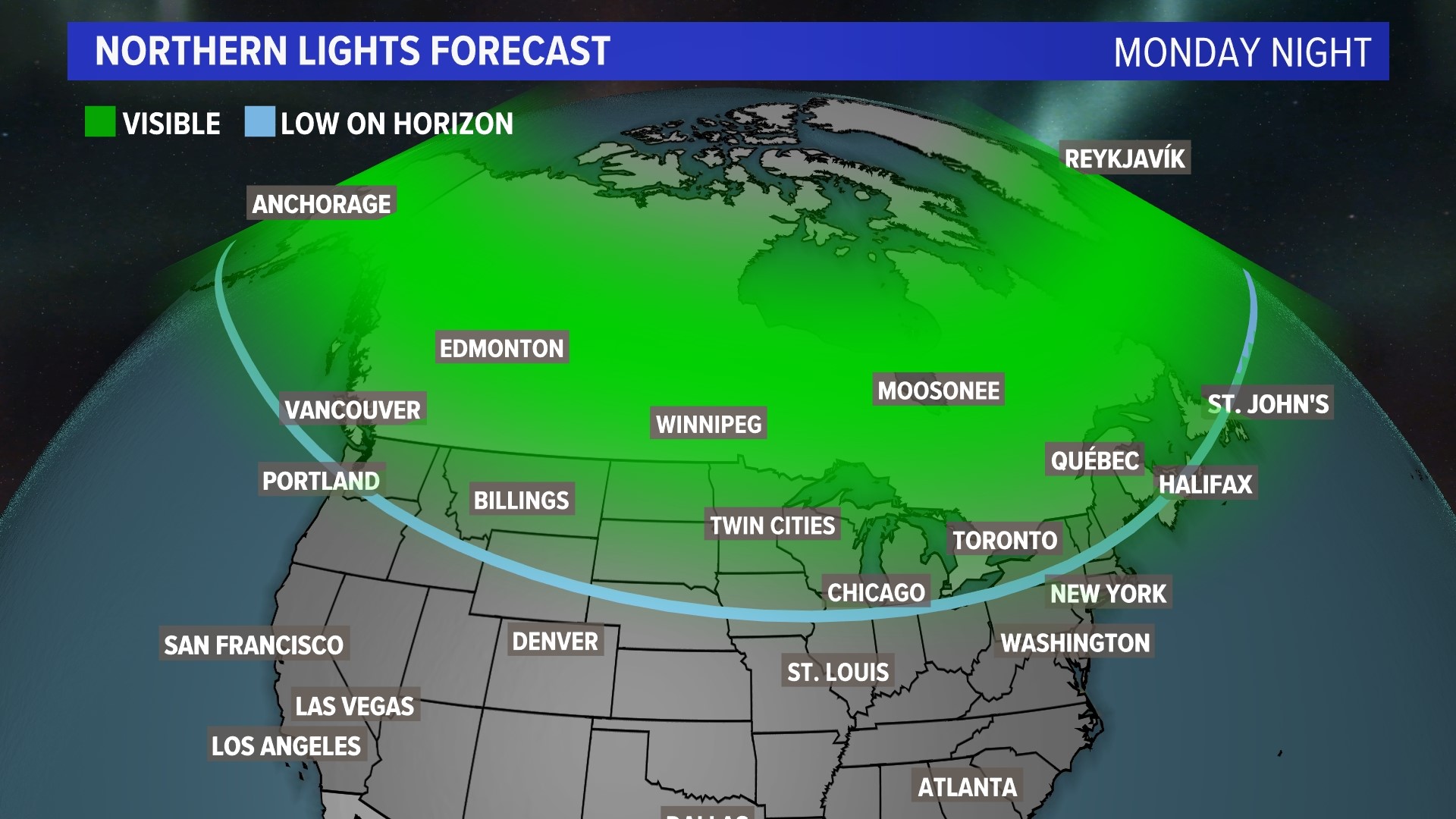 Northern Lights could be visible in MN Monday night | kare11.com