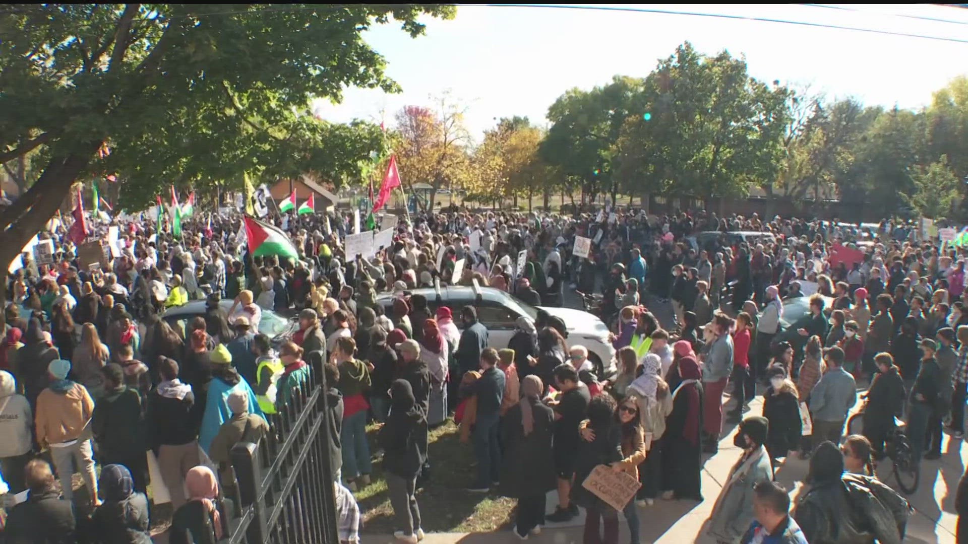 Rally for Palestine in Minneapolis draws more than 1,000 demonstrators ...