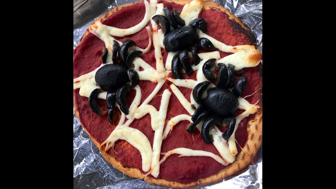 Whip up this spooky spider pizza for a Halloween night in | kare11.com