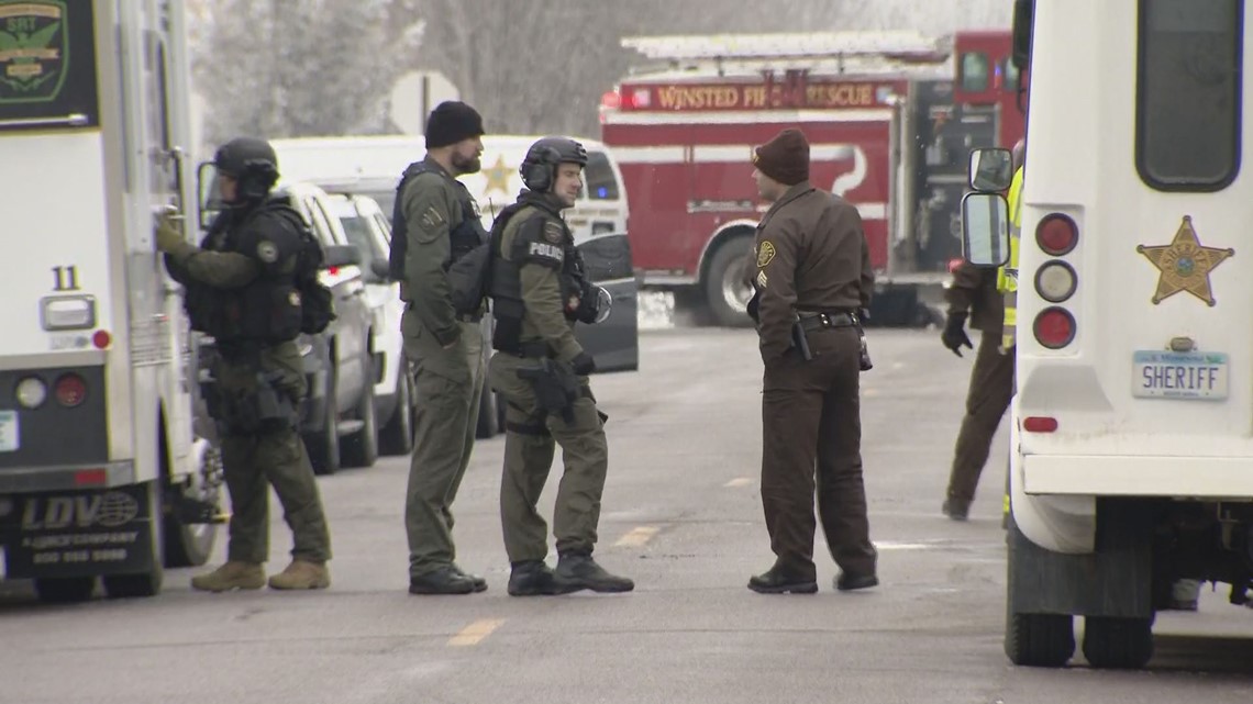 Two deputies shot, suspect found dead inside Winsted home | kare11.com