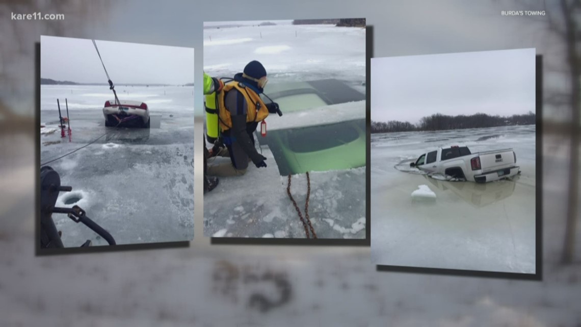 Recovery crews busy with poor ice conditions | kare11.com