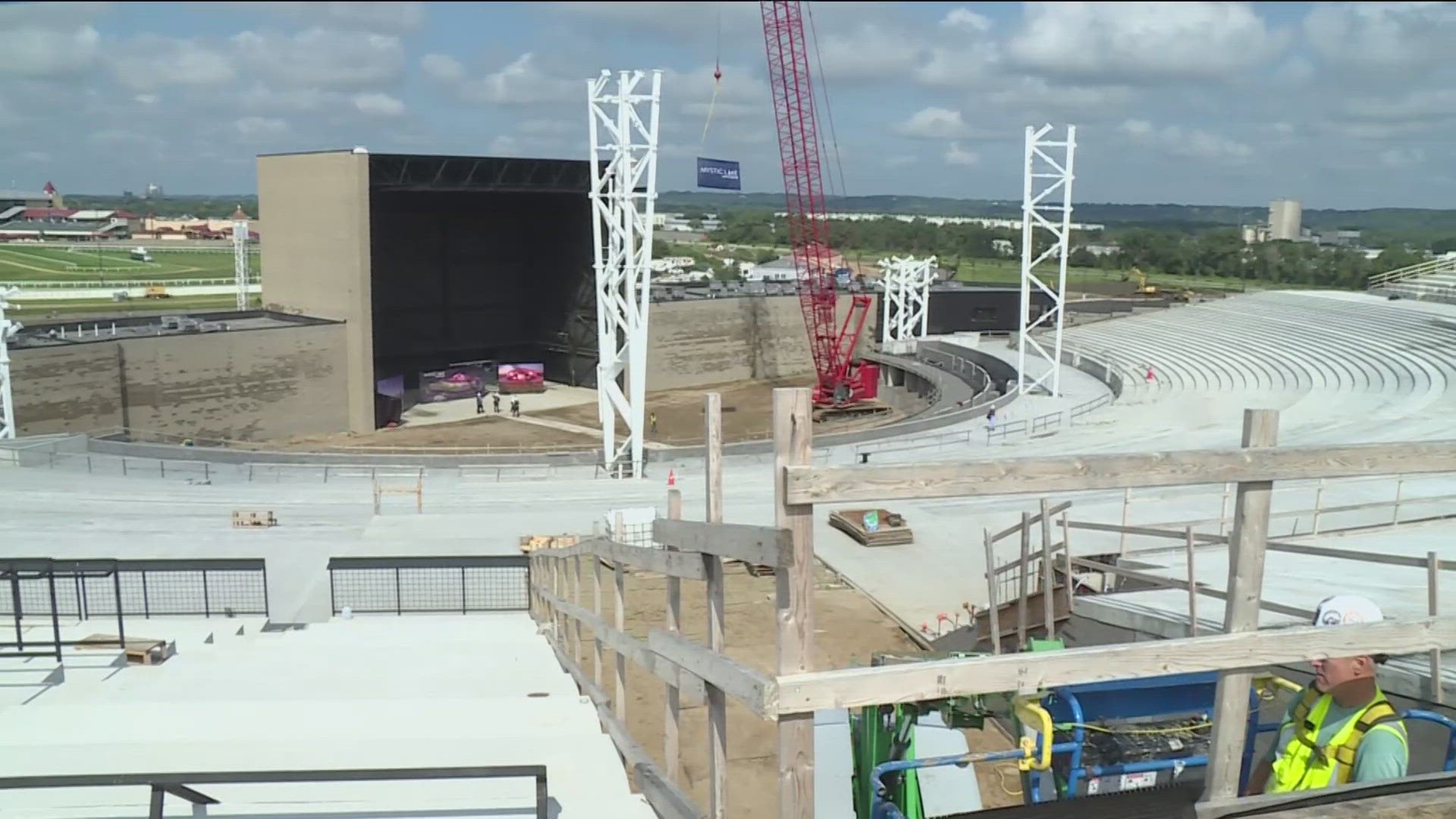 A look at 'Mystic Lake Amphitheater' being built in Shakopee | kare11.com