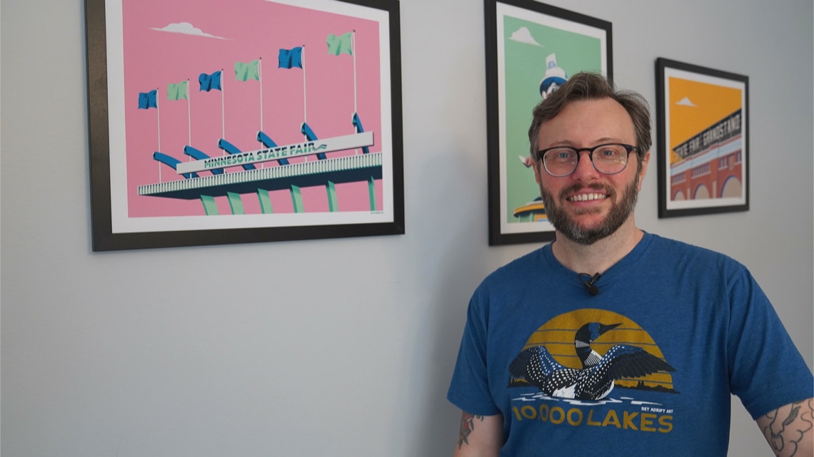 From Australia to the Minnesota State Fair: Artist shows love for his ...