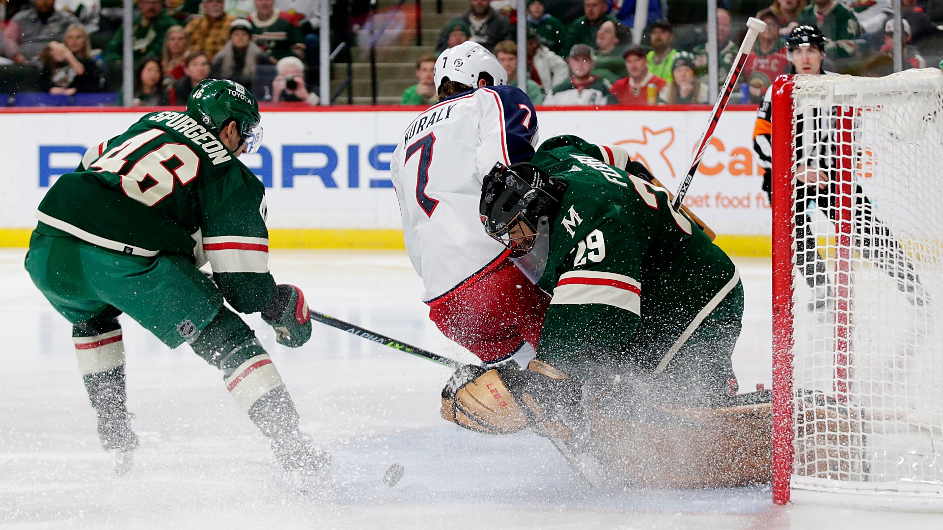 Spurgeon scores in OT as Wild beat Blue Jackets | kare11.com