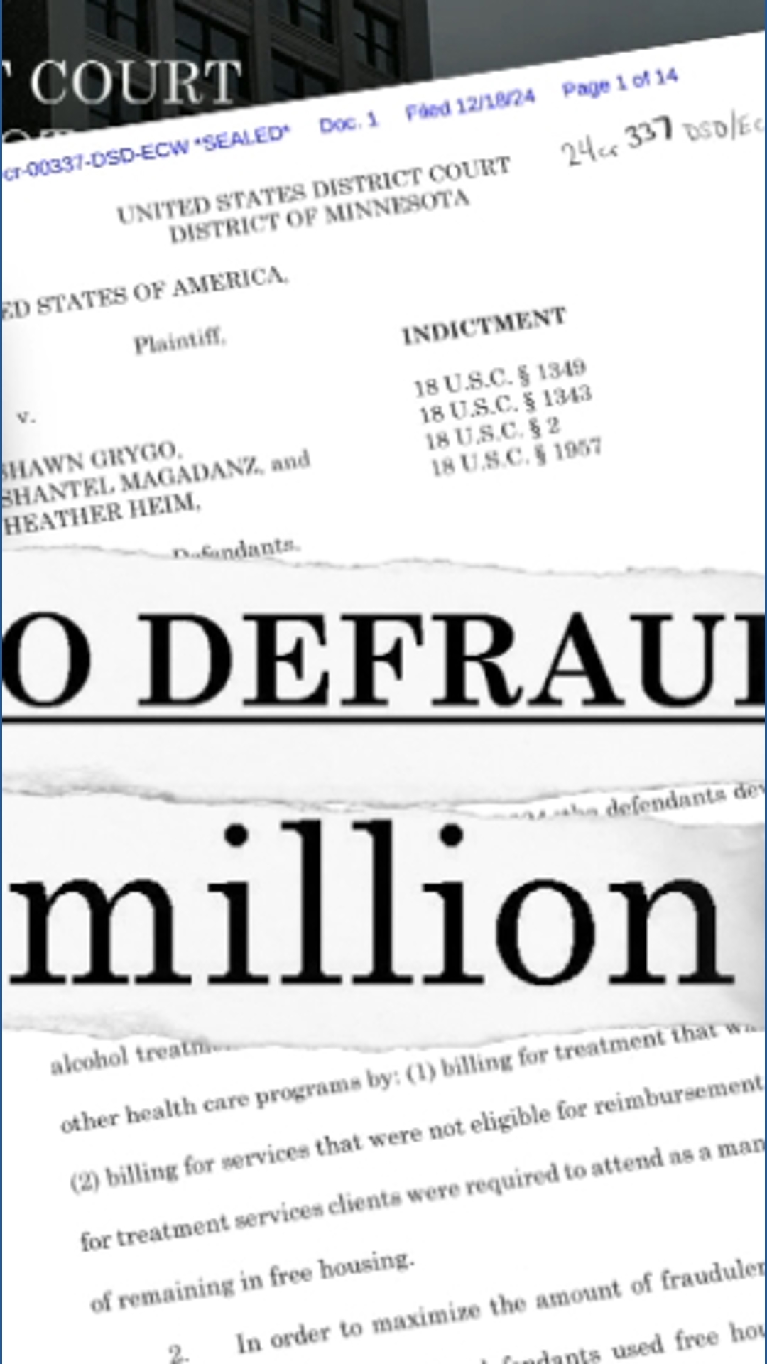 Evergreen Recovery CEO pleads guilty in massive Medicaid fraud case ...
