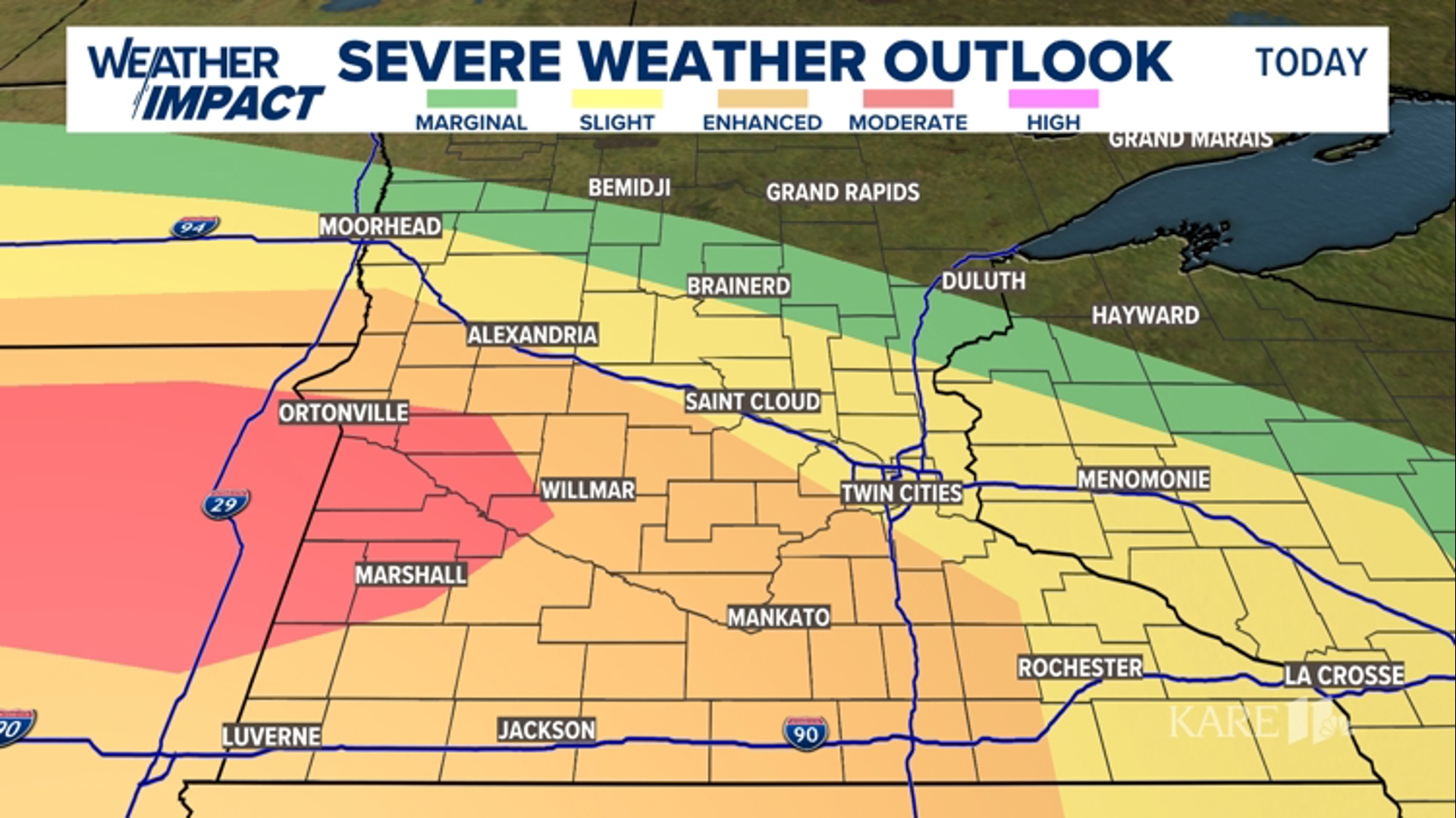 Minnesota prepares for severe weather Monday night | kare11.com