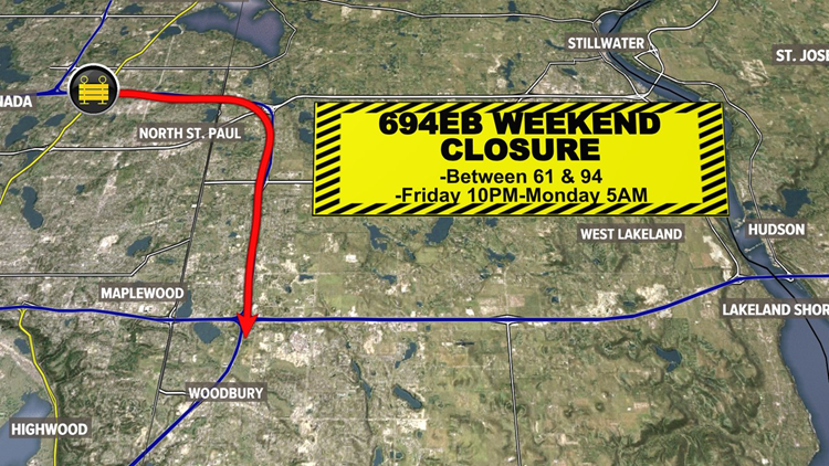 Weekend closures to impact several metro-area highways | kare11.com