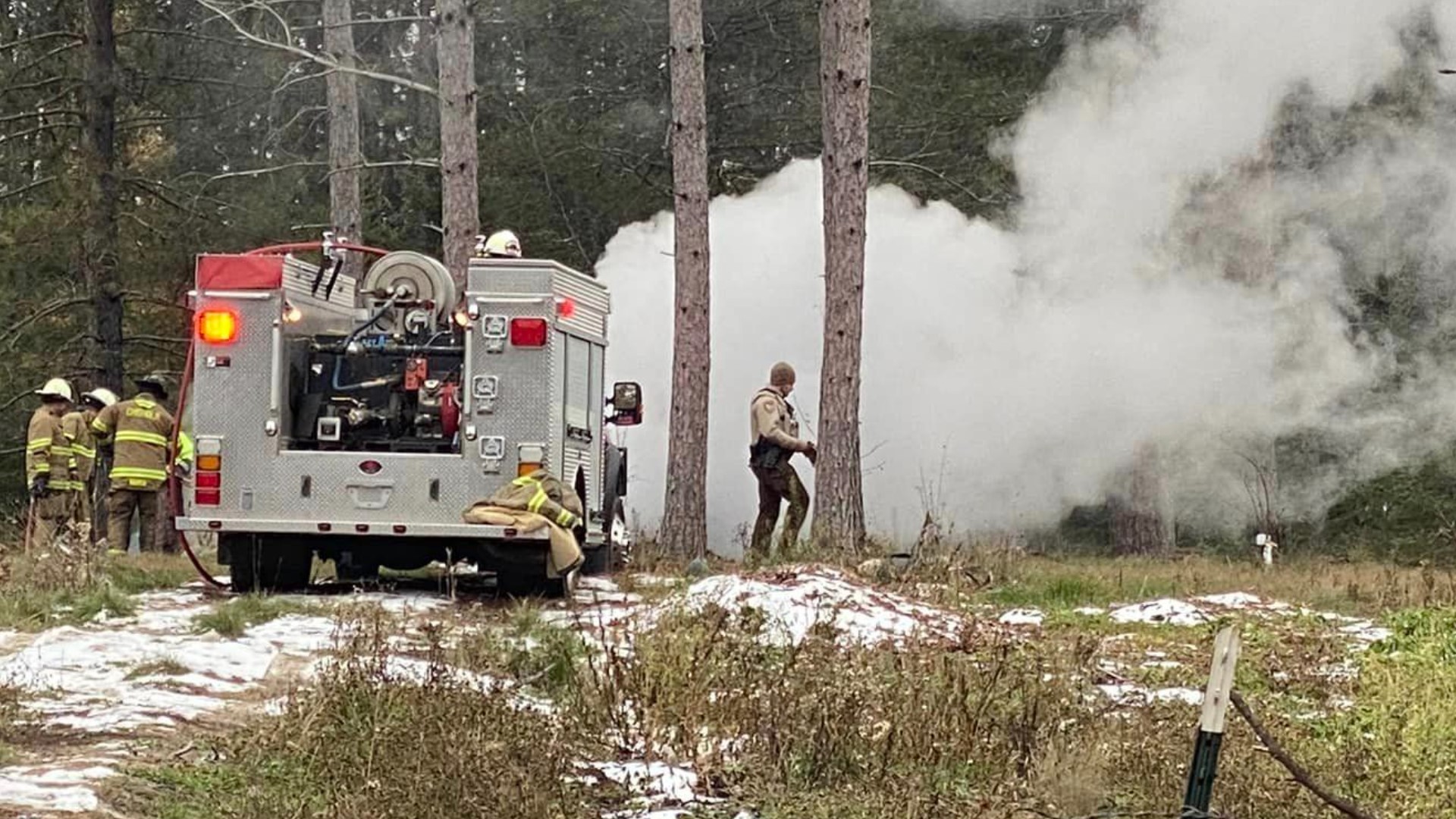 Cabin explosion and fire near Chisholm injures mother, son | kare11.com