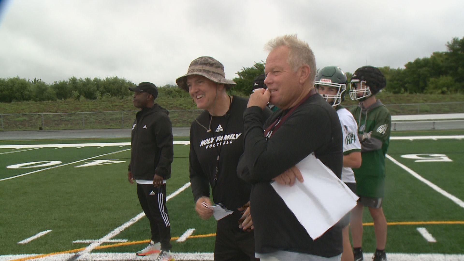 First practice kicks off new era of football at Holy Family | kare11.com