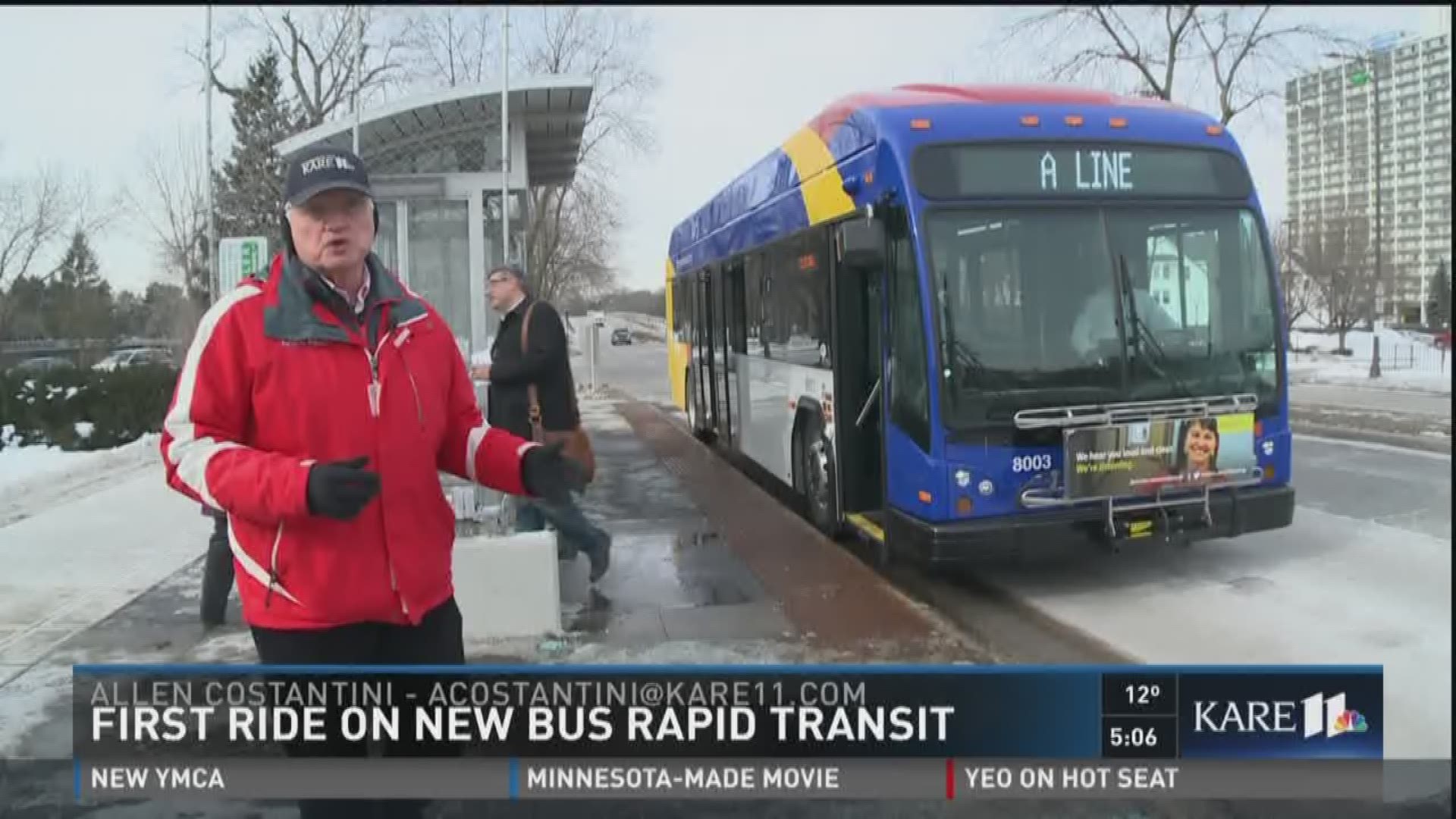 Metro Transit unveils Bus Rapid Transit | kare11.com