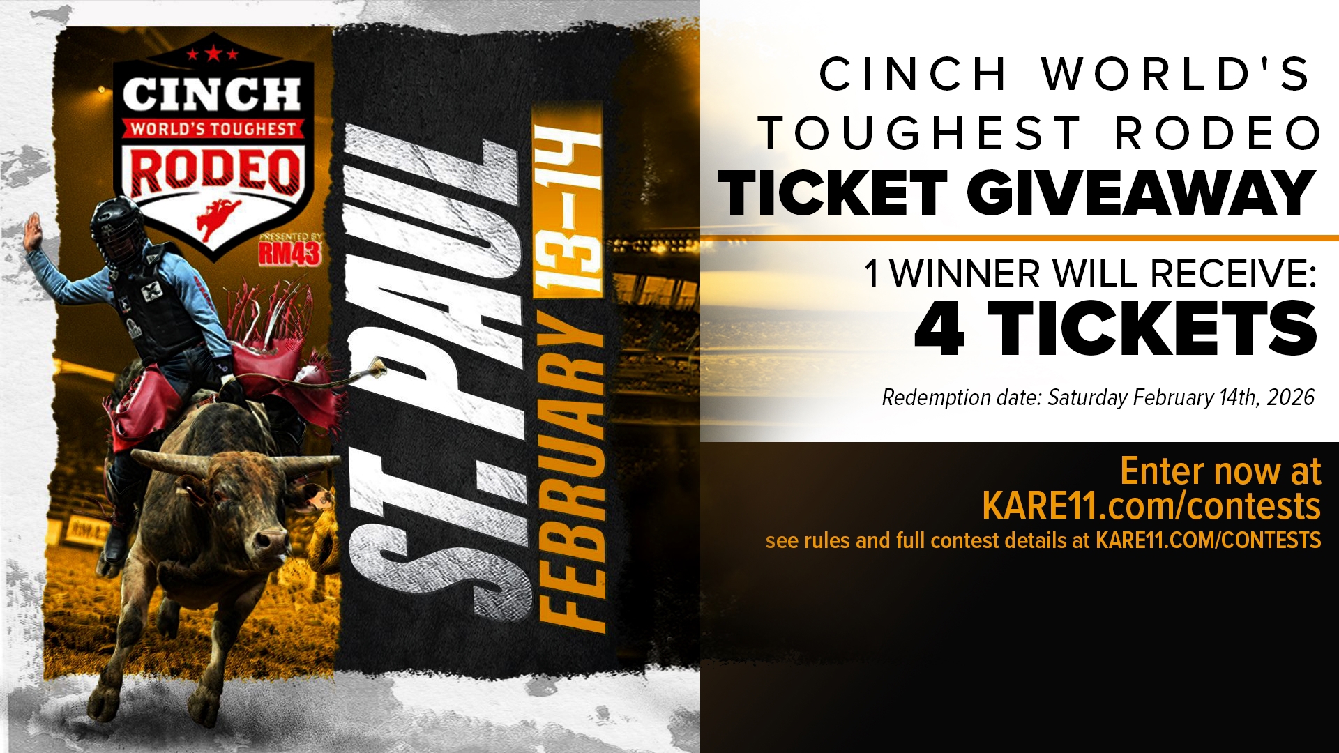 CONTEST ENDED: Win tickets to attend Cinch World's Toughest Rodeo ...