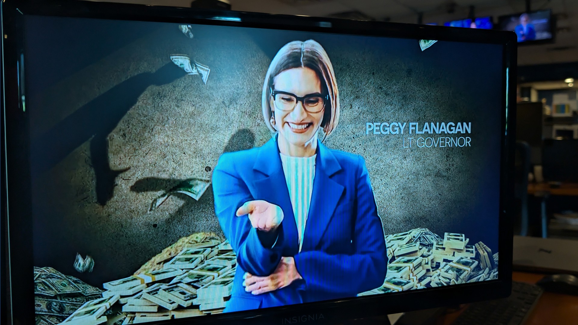 Flanagan says super PAC ad used a fake AI version of her | kare11.com