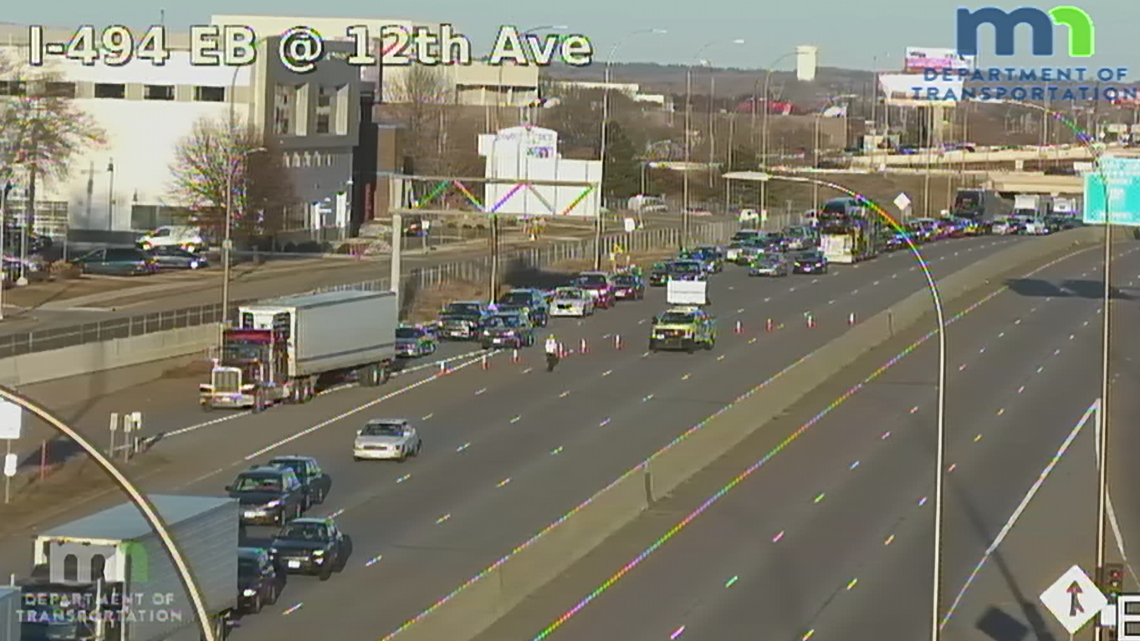 Interstate 494 reopens in Richfield after 'traffic incident' | kare11.com
