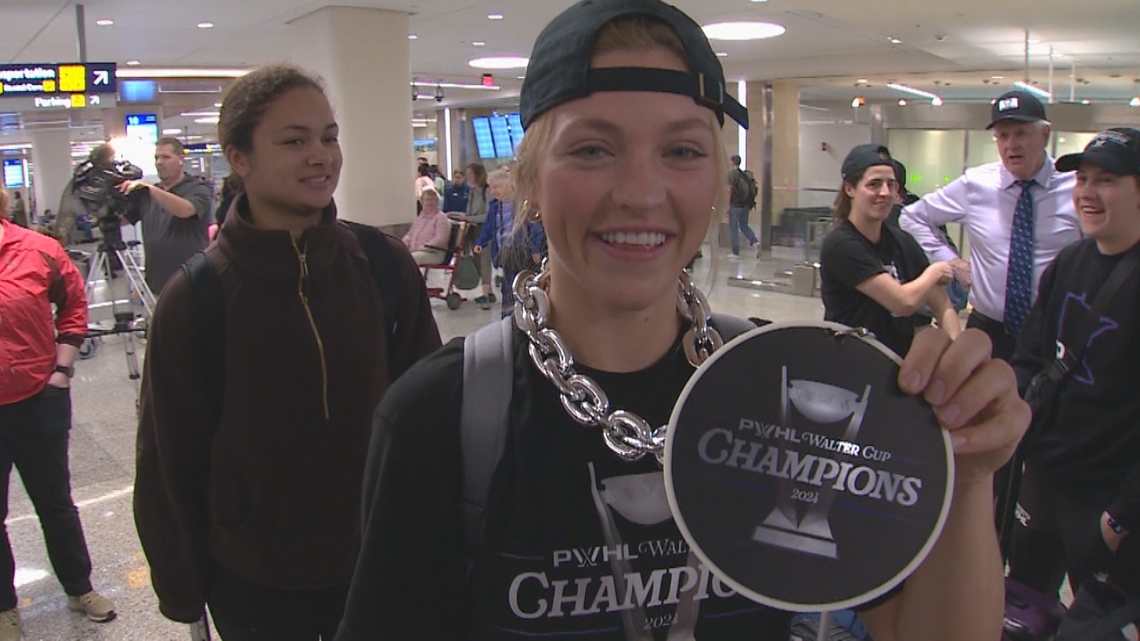 PWHL MN players back home after winning women's championship | kare11.com