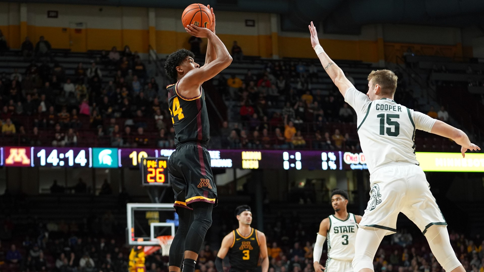 Christie's sinks career-high 5 3s as Minnesota beats Michigan St ...
