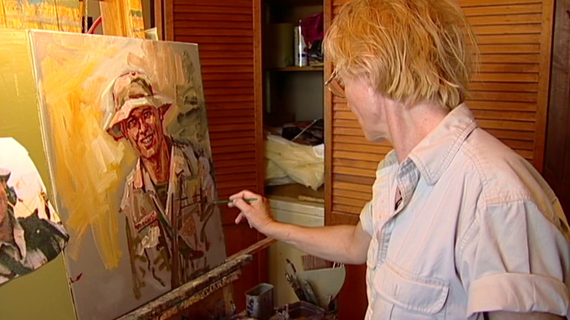 Artist continues painting soldier, first responder portraits | kare11.com