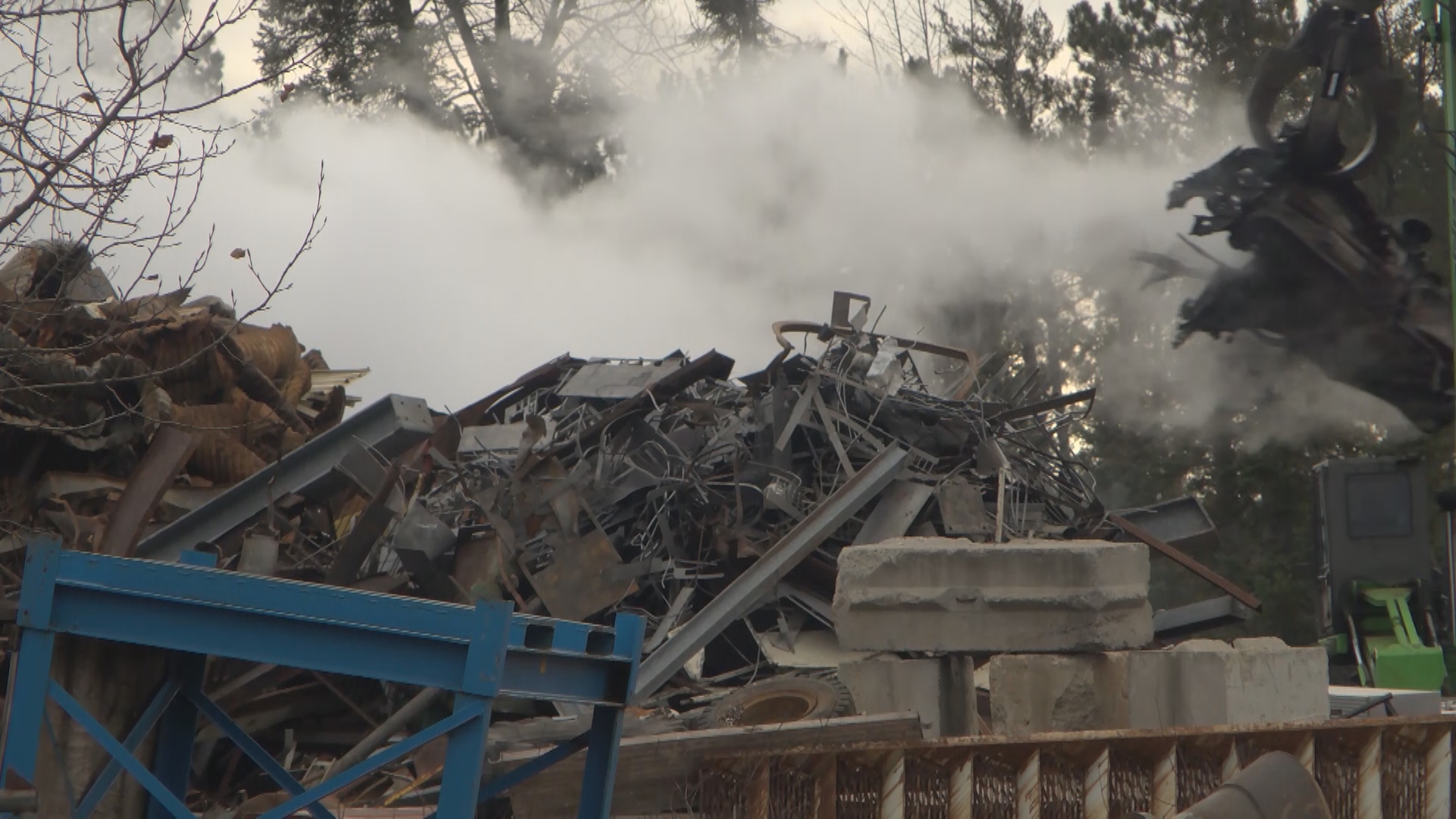 Fire at recycling center in northern MN likely caused by car explosion ...
