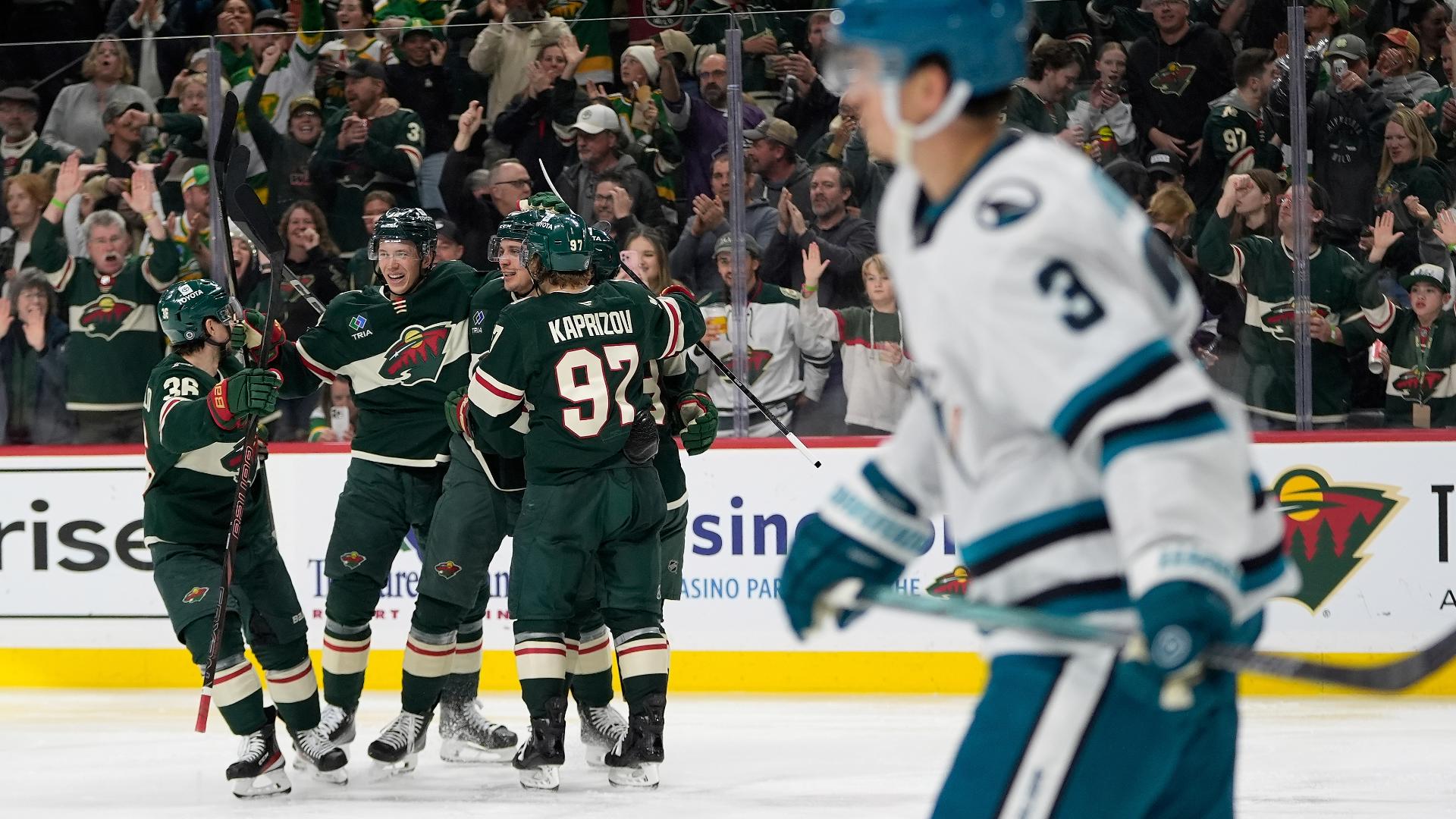 Minnesota Wild stars Kaprizov and Eriksson Ek sure know how to make an entrance | kare11.com