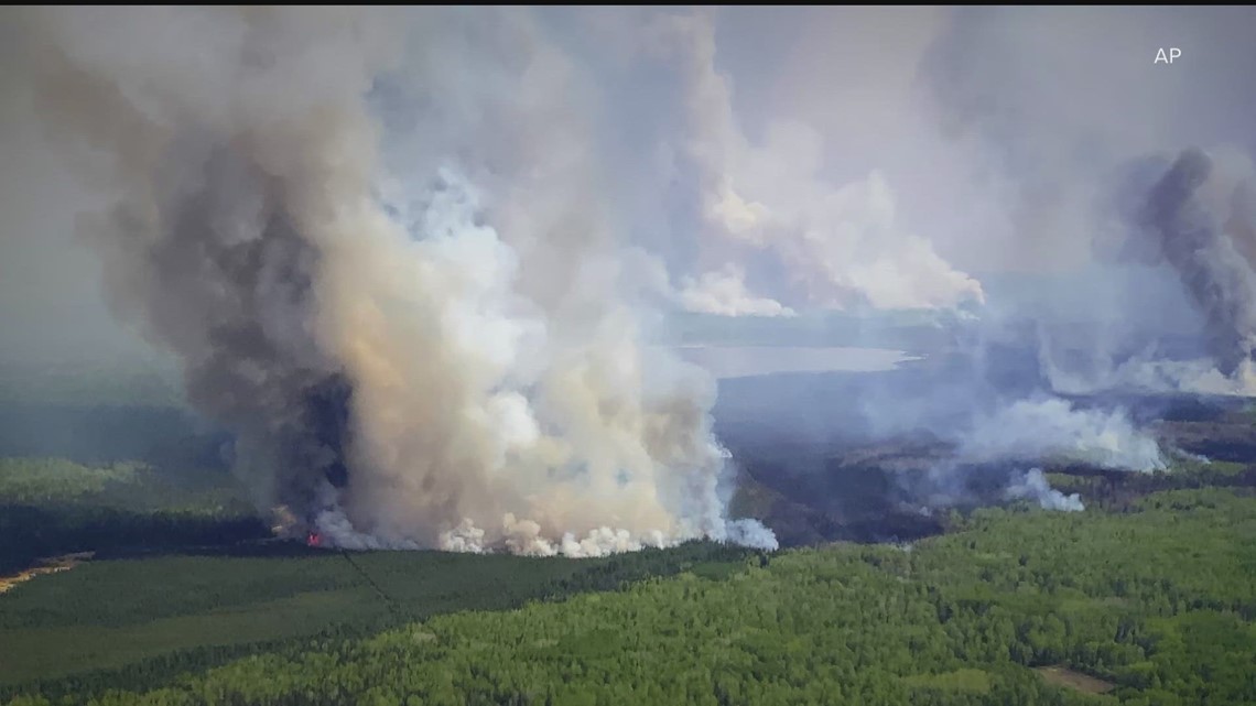 Light and moderate wildfire smoke sweeps across Minnesota | kare11.com