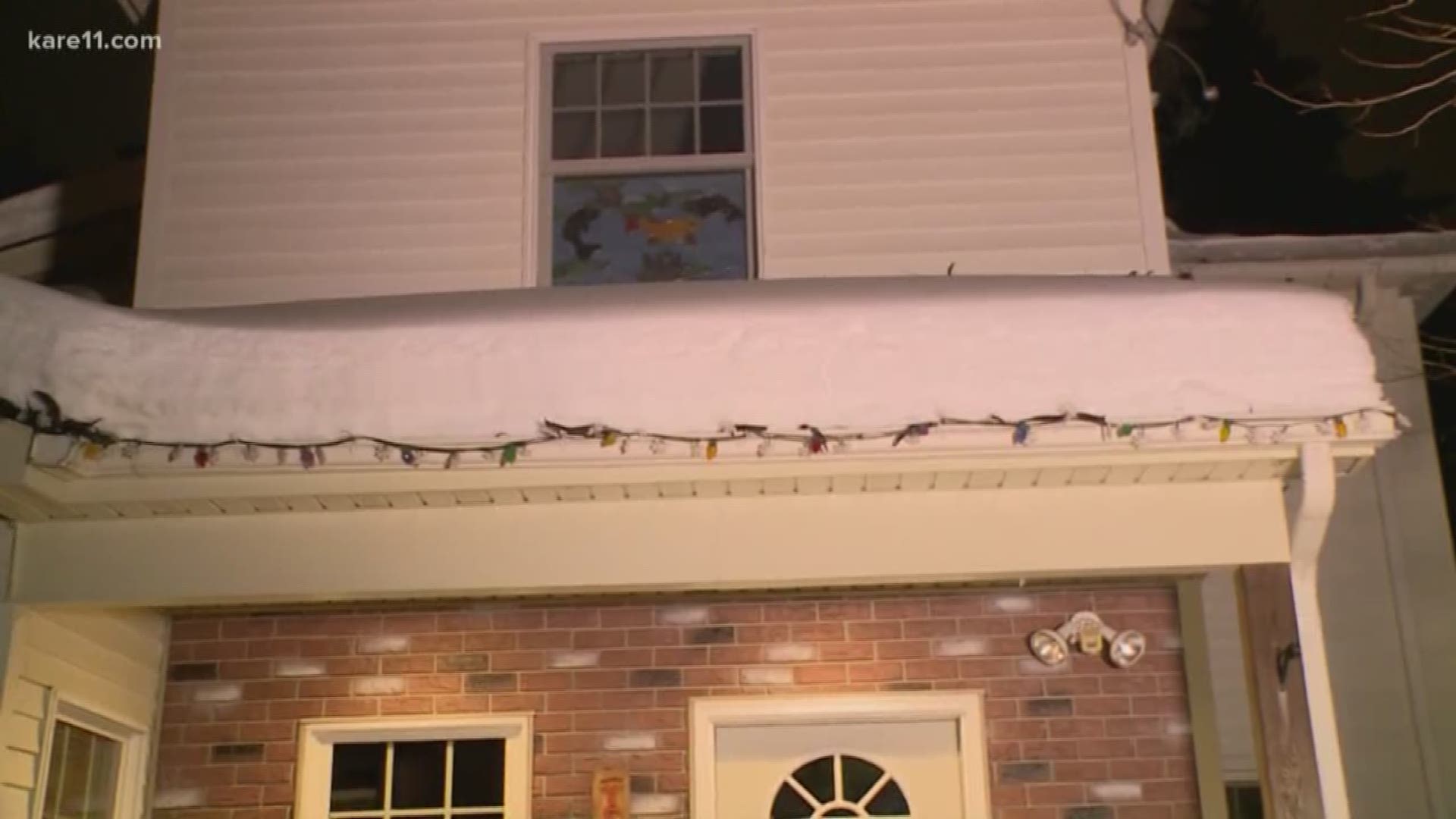 Snow builds up on residential roofs | kare11.com