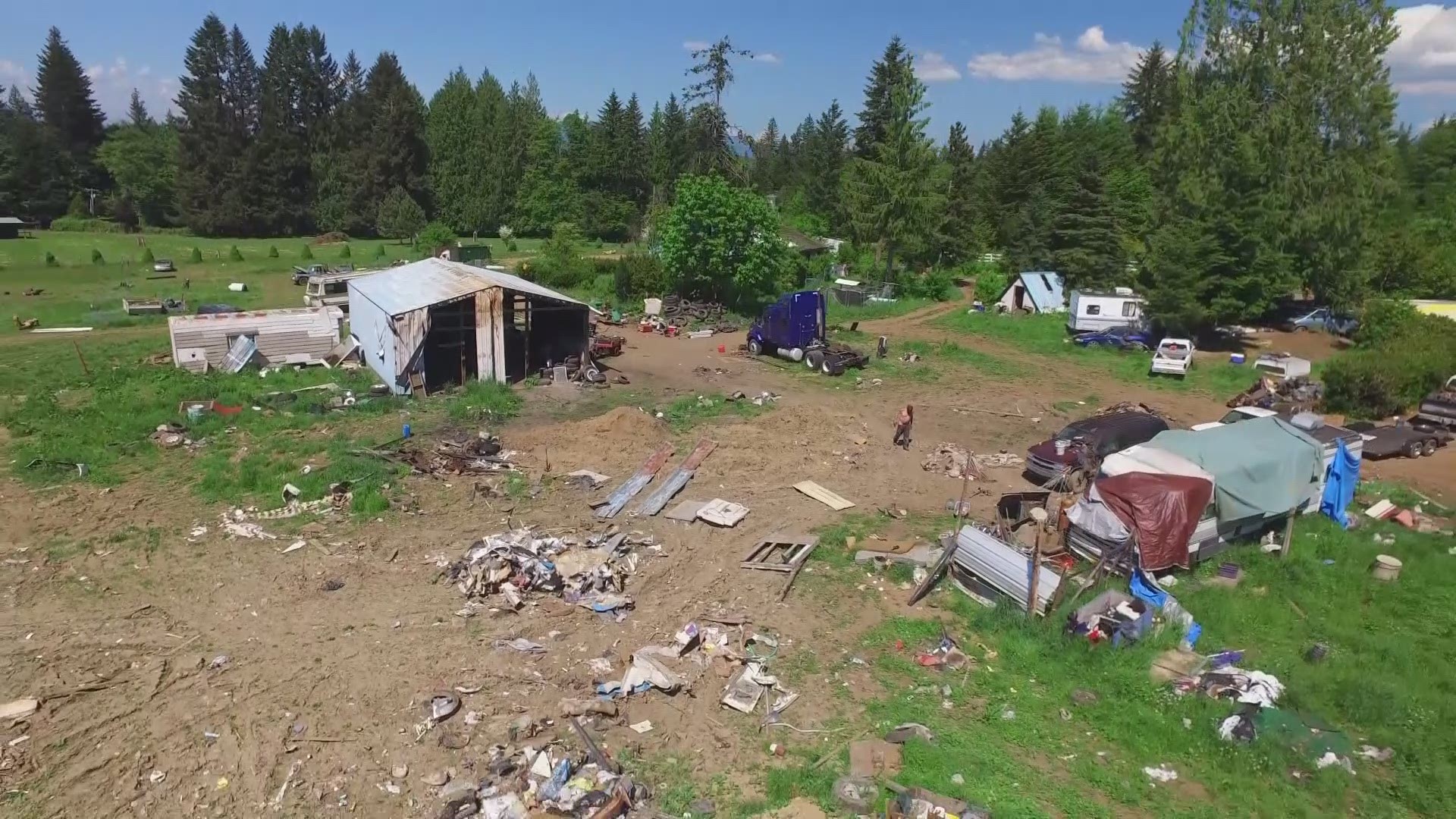 ‘Our worst nightmare’: Squatters turn farmland into junkyard near Sandy ...