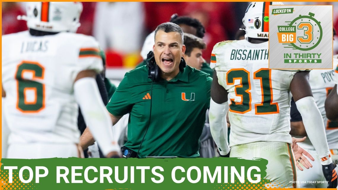Miami Hosting TOP TARGETS For Visits This Weekend | The Big 3 in 30 ...