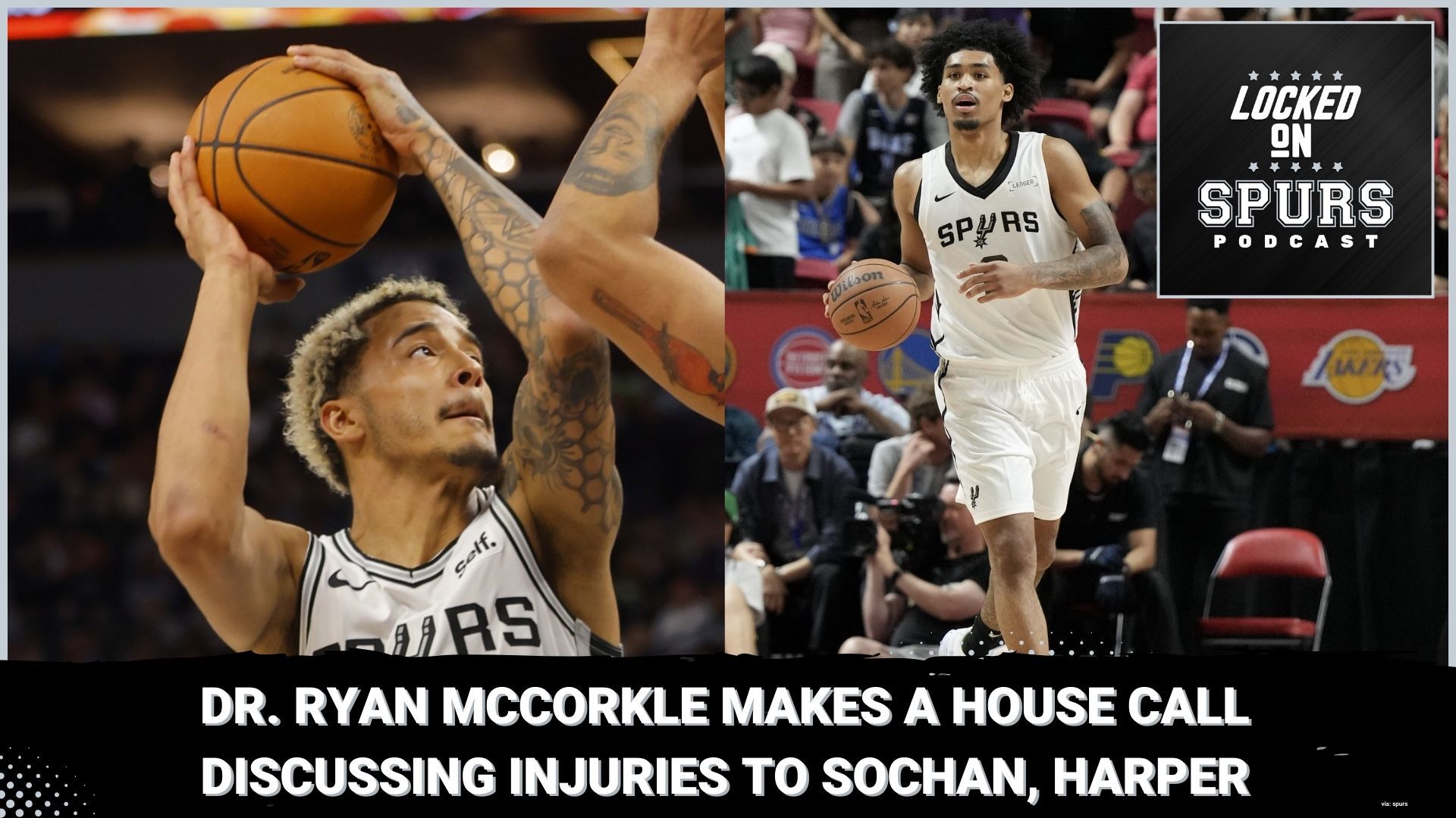 Spurs' injury talk: Dr. McCorkle breaks down injuries to Dylan Harper ...