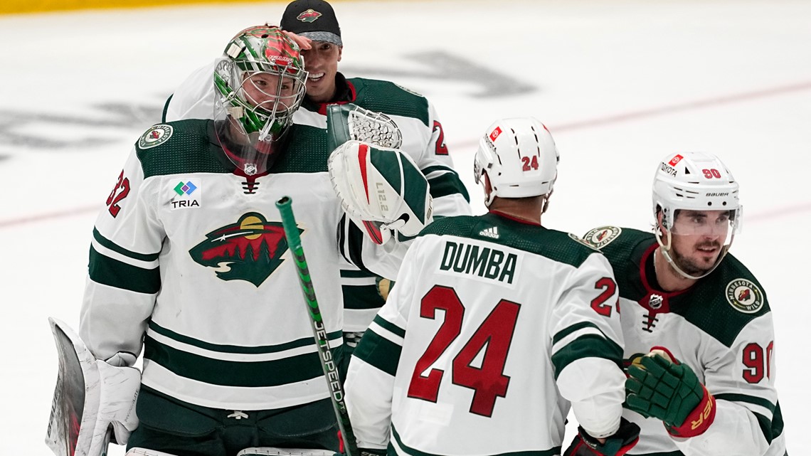 Wild defenseman Brock Faber shines in NHL playoff debut | kare11.com