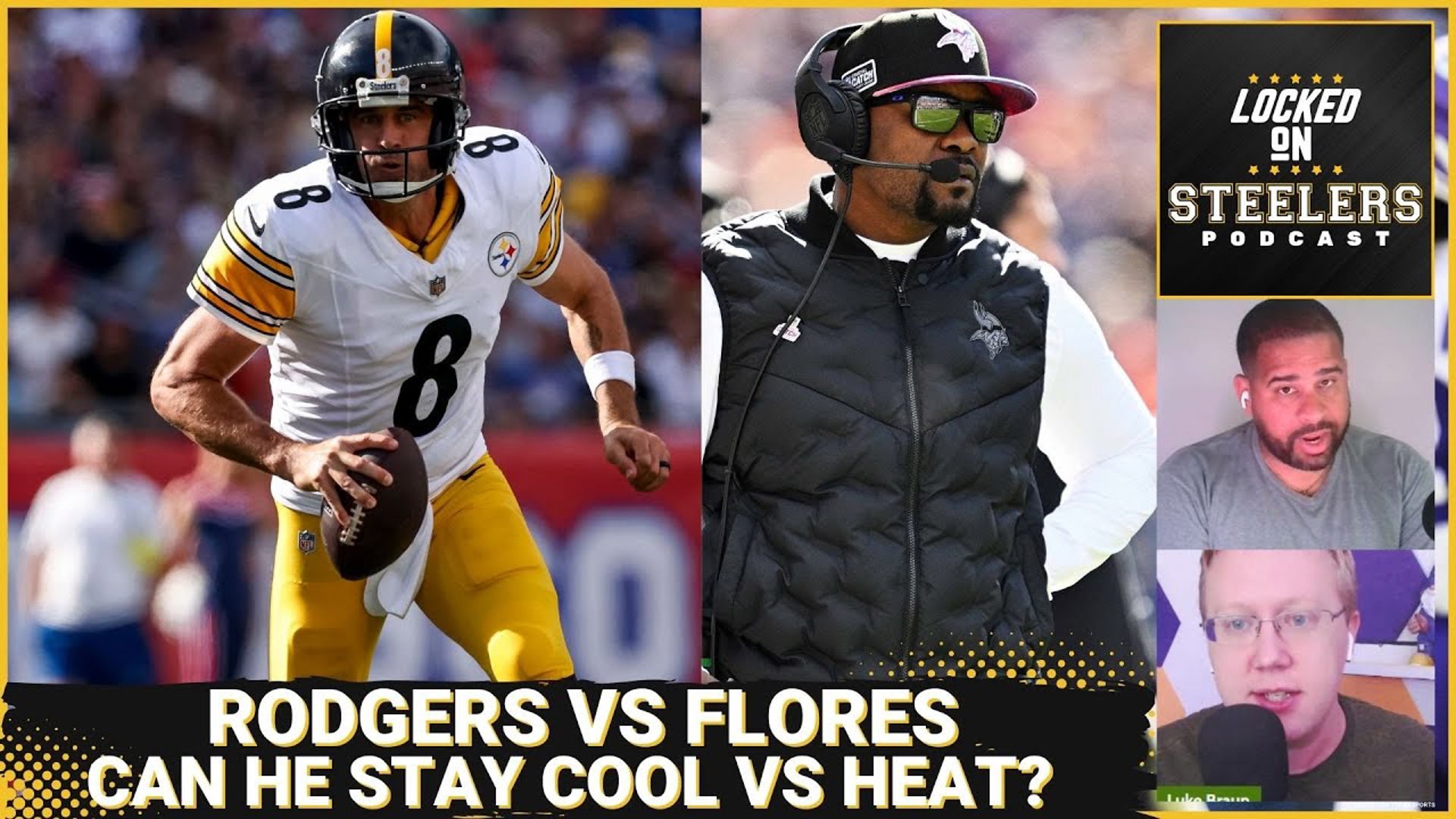 Steelers' Aaron Rodgers Ready to Face Brian Flores' Defense. Jalen ...