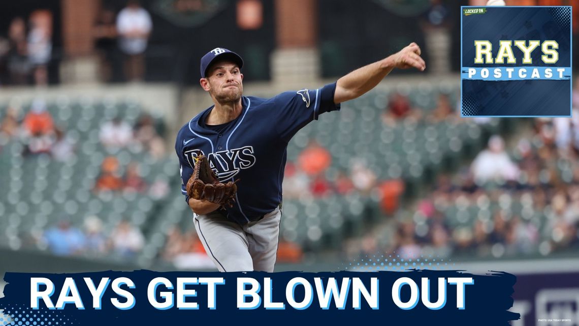 RAYS POSTCAST: The Tampa Bay Rays get BLOWN OUT by the Baltimore ...
