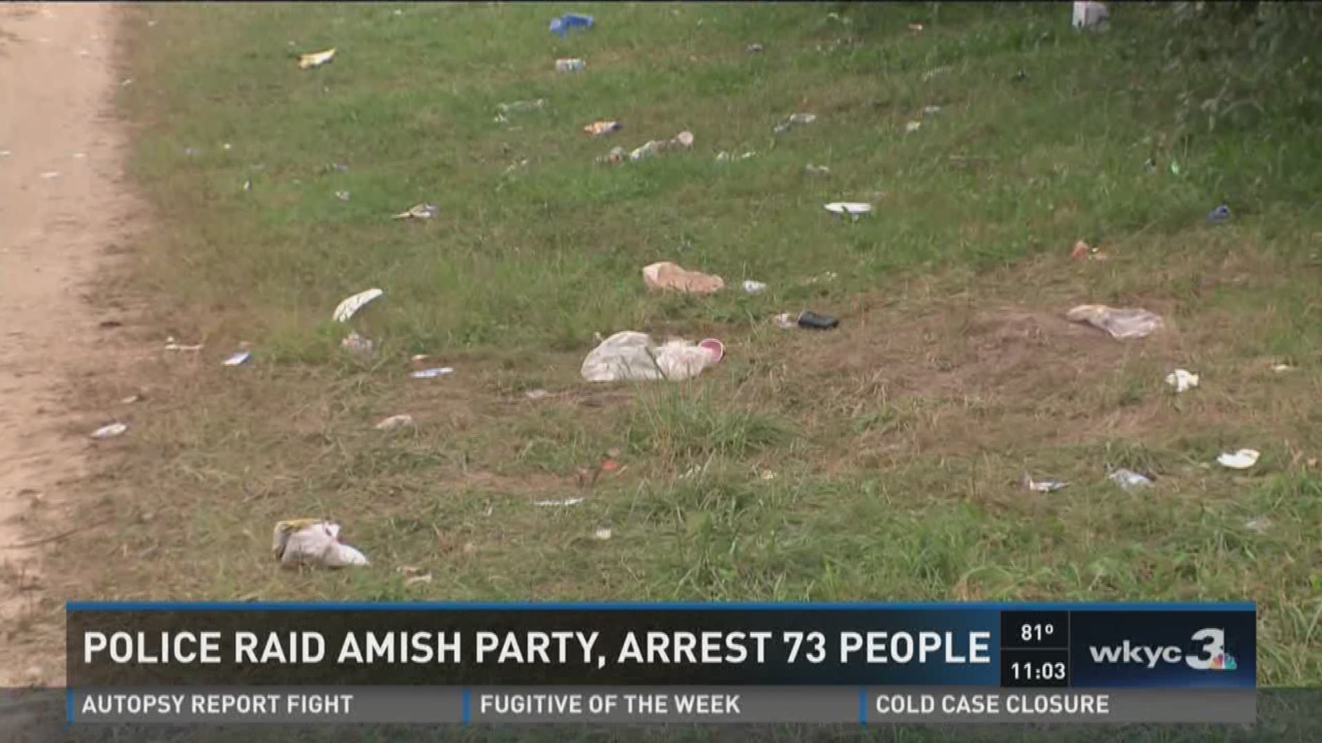 Police raid Amish party in Ohio field, arrest 73 people | kare11.com